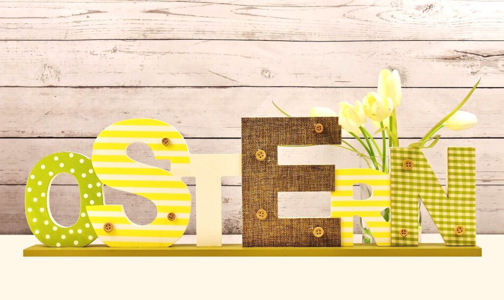 Letra de cartón para regalar fácil y rápido