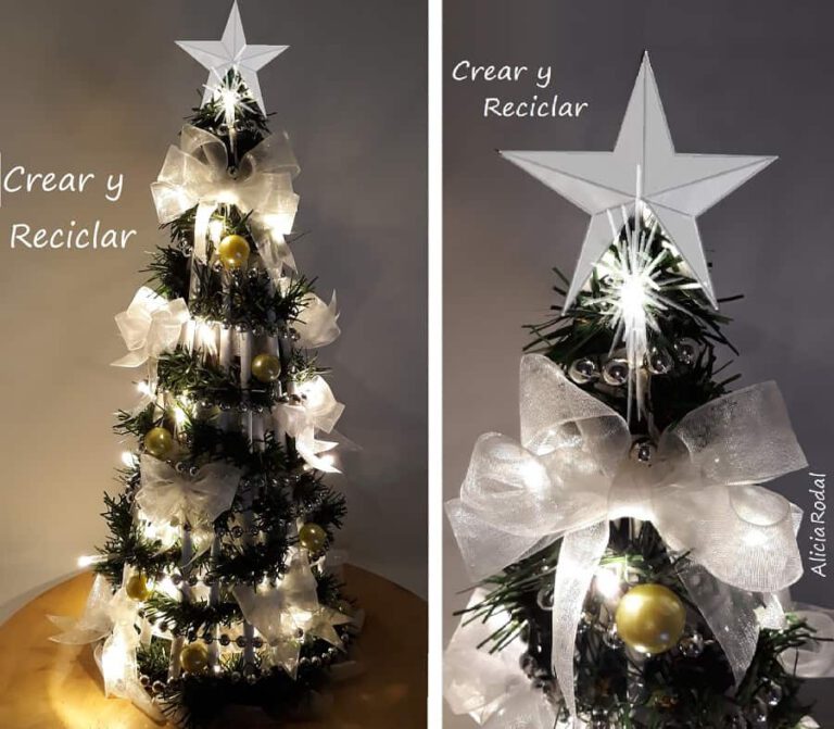 Qué hacer con tu arbolito de Navidad viejo 5 Ideas